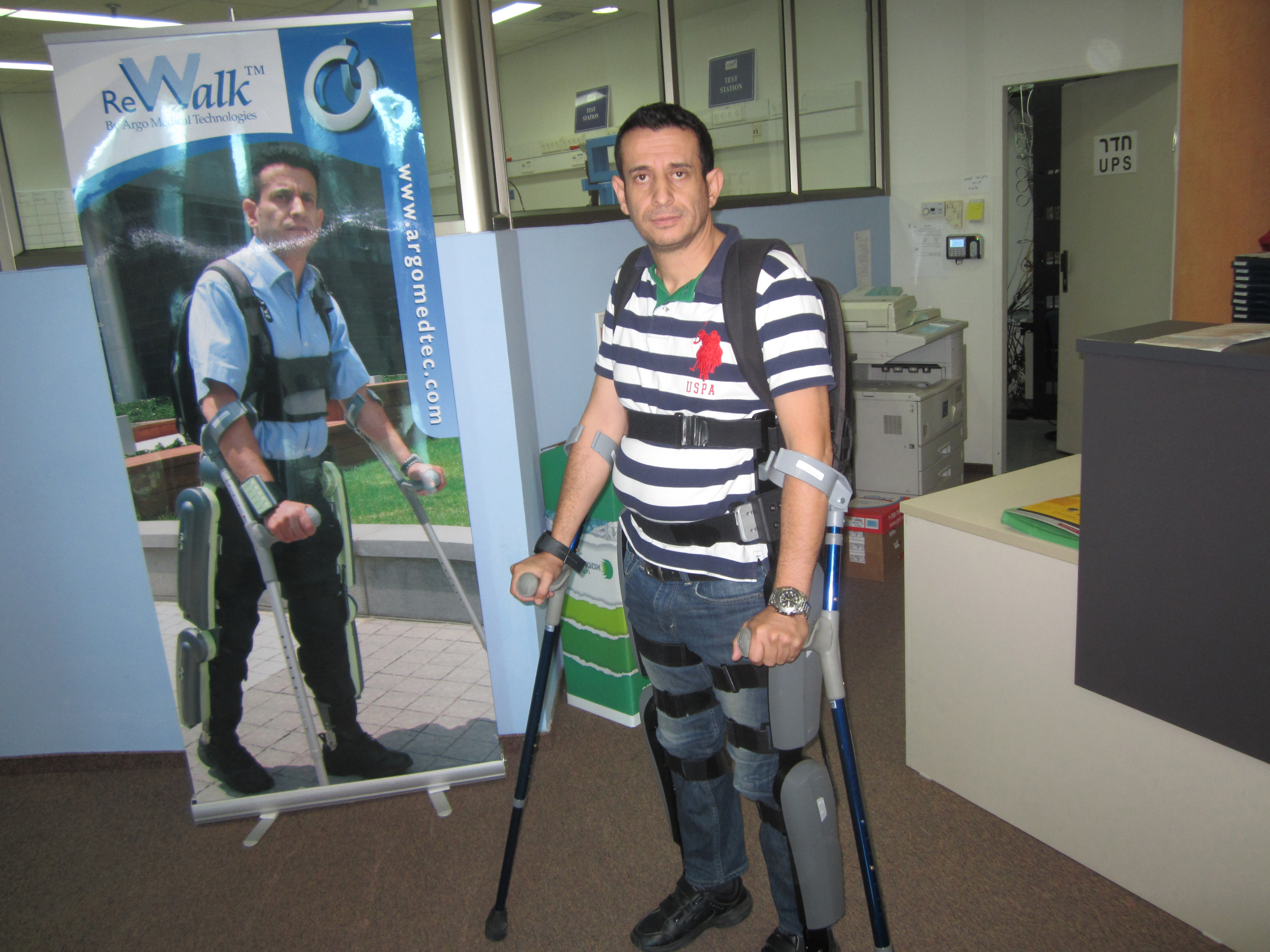 Israeli startup Argo hopes to put paraplegics on their feet - Crescent ...