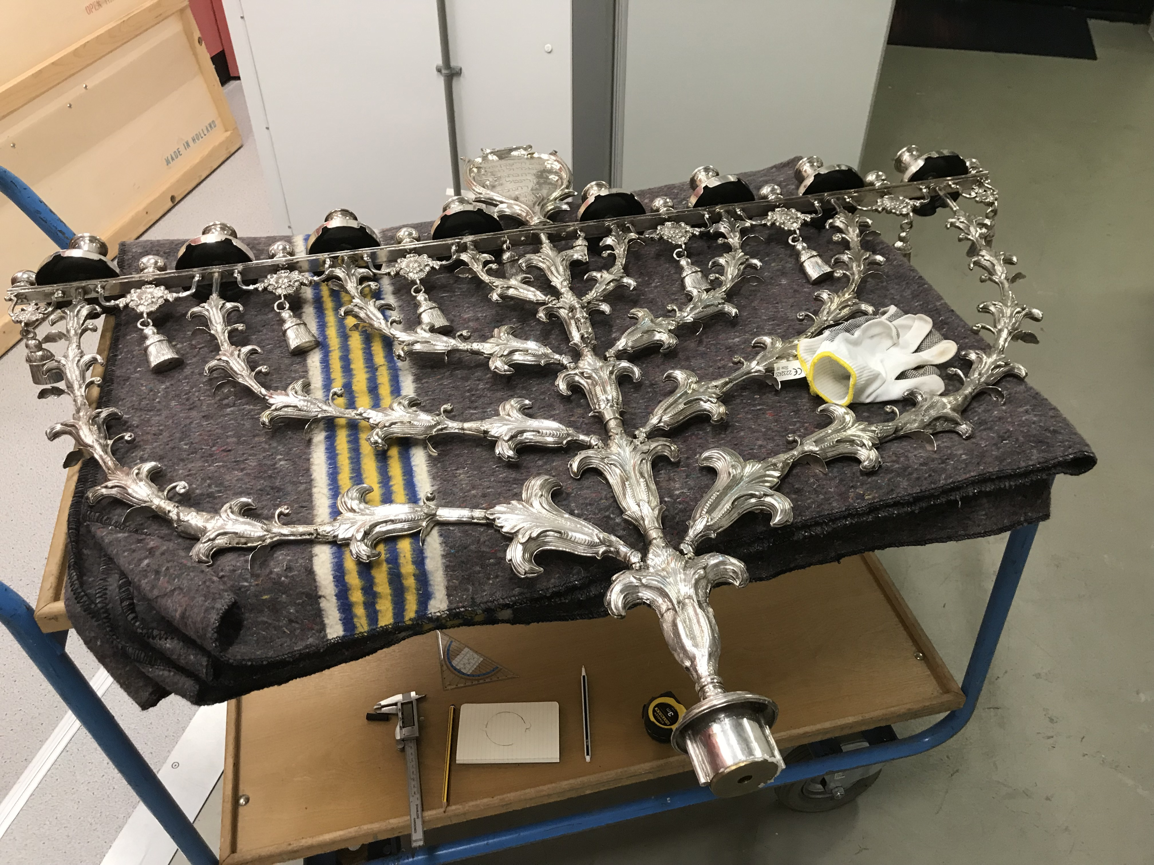 In Amsterdam, world's priciest menorah gets new life - Crescent City ...
