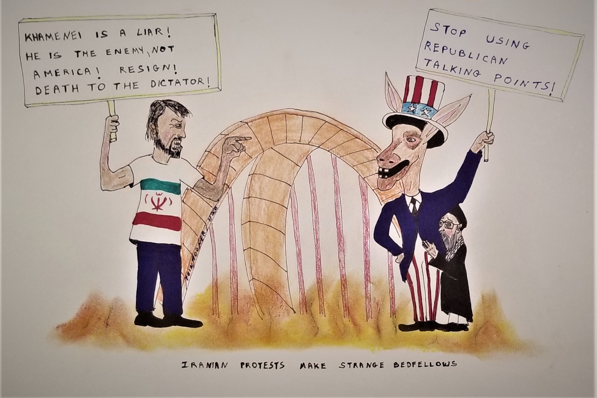 Iranian Protests Make Strange Bedfellows - Crescent City Jewish News ...