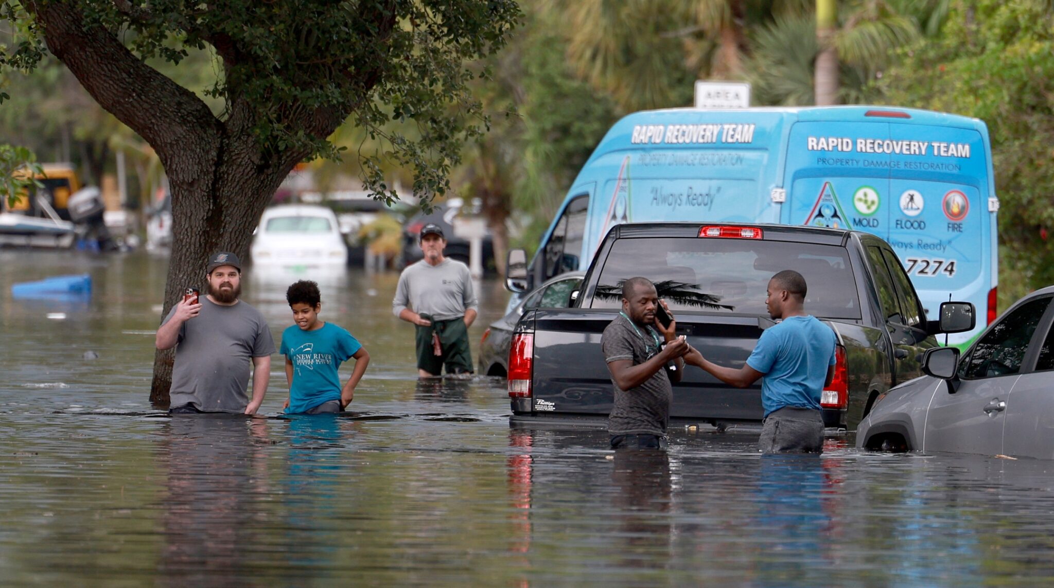 Historic flooding complicates the journey home for Passover vacationers ...