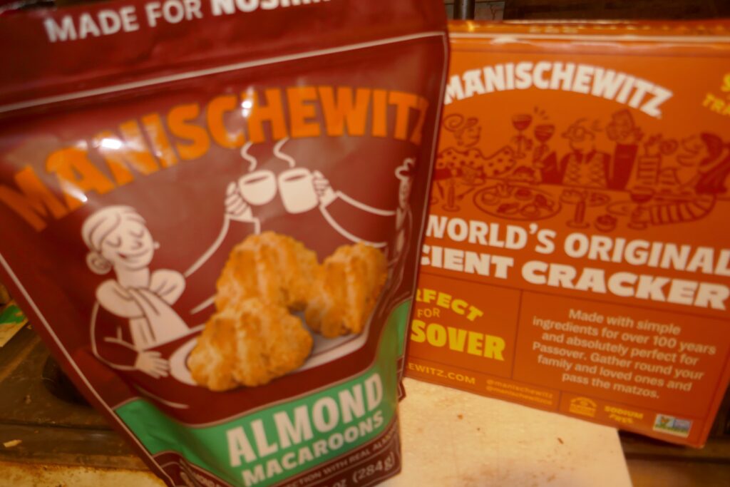 A fifth question this Passover: Why does that Manischewitz matzah box ...