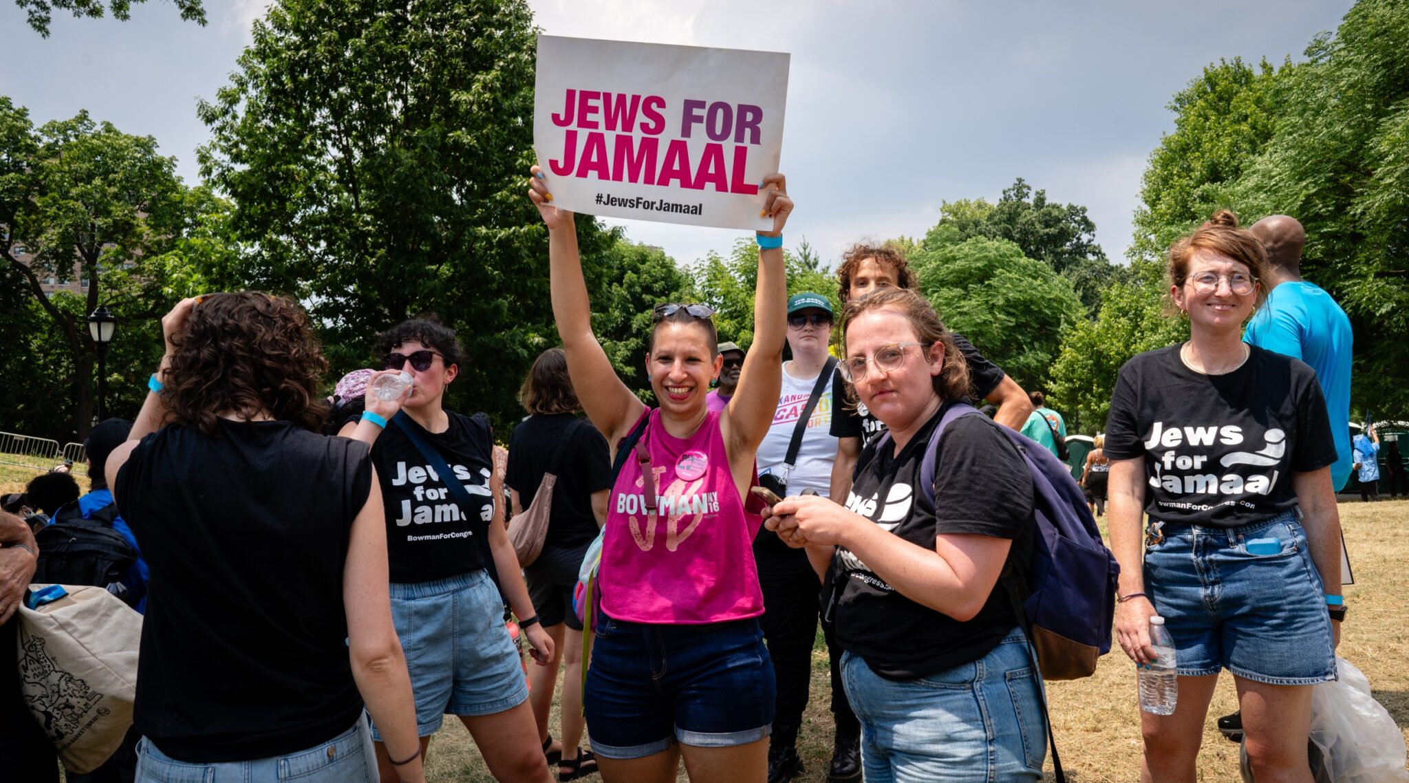 Criticism of Israel and AIPAC features in rally for Jamaal Bowman with ...