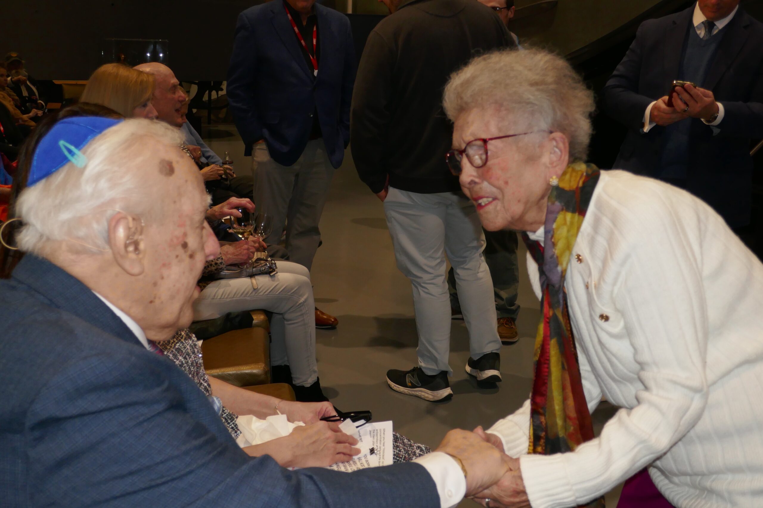 Holocaust survivor Jack Cohen with daughter highlight International ...